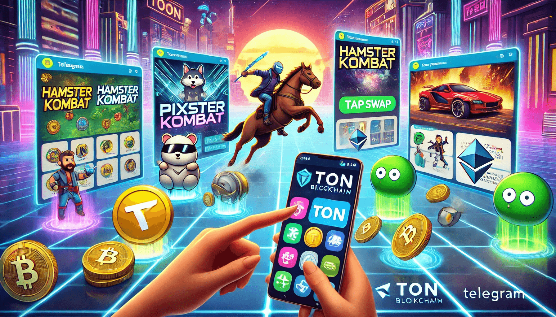 Telegram Tap-to-Earn Crypto Games Explained: Pixelverse, Hamster Kombat ...